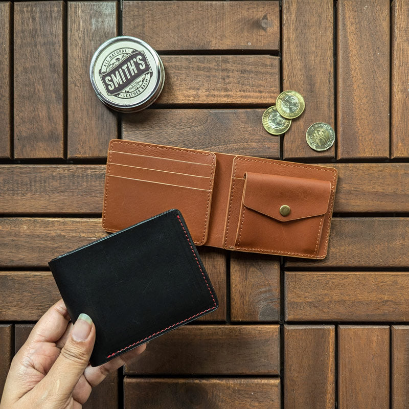 Classic Bi-Fold Wallets w/ Coin Pocket – The Black Canvas