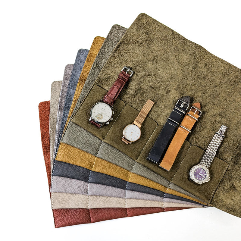 Leather Watch Rolls – The Black Canvas