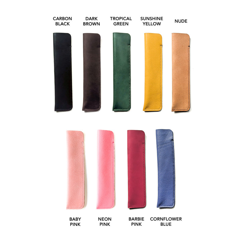 Leather Pen Capsule for Fountain Pens / Ink Pens – The Black Canvas