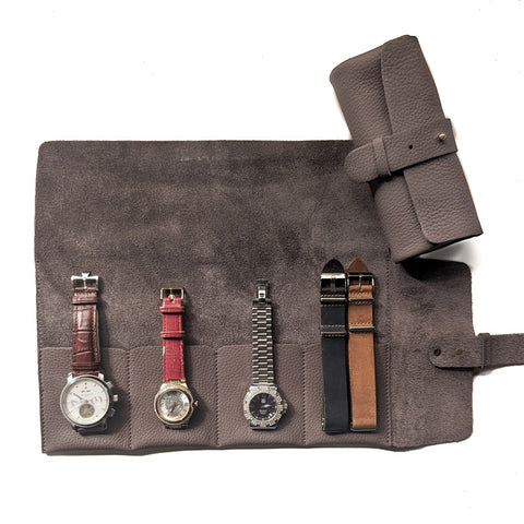 Leather Watch Rolls – The Black Canvas